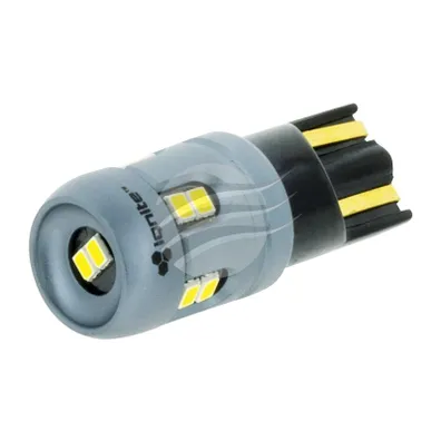 PKT 2 LED SIGNALLING GLOBE 12/24v T15 WEDGE BASE WHITE - IGL9115