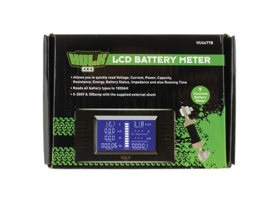 Hulk LCD Battery Meter with 12v Shunt
