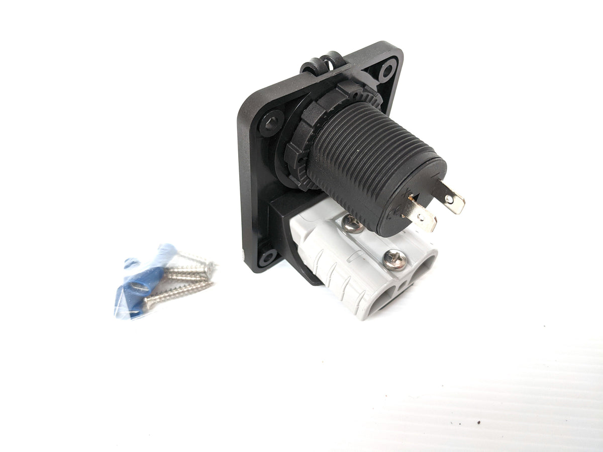 Hulk Flush Mount Housing With 50a Anderson Plug + Cig plug