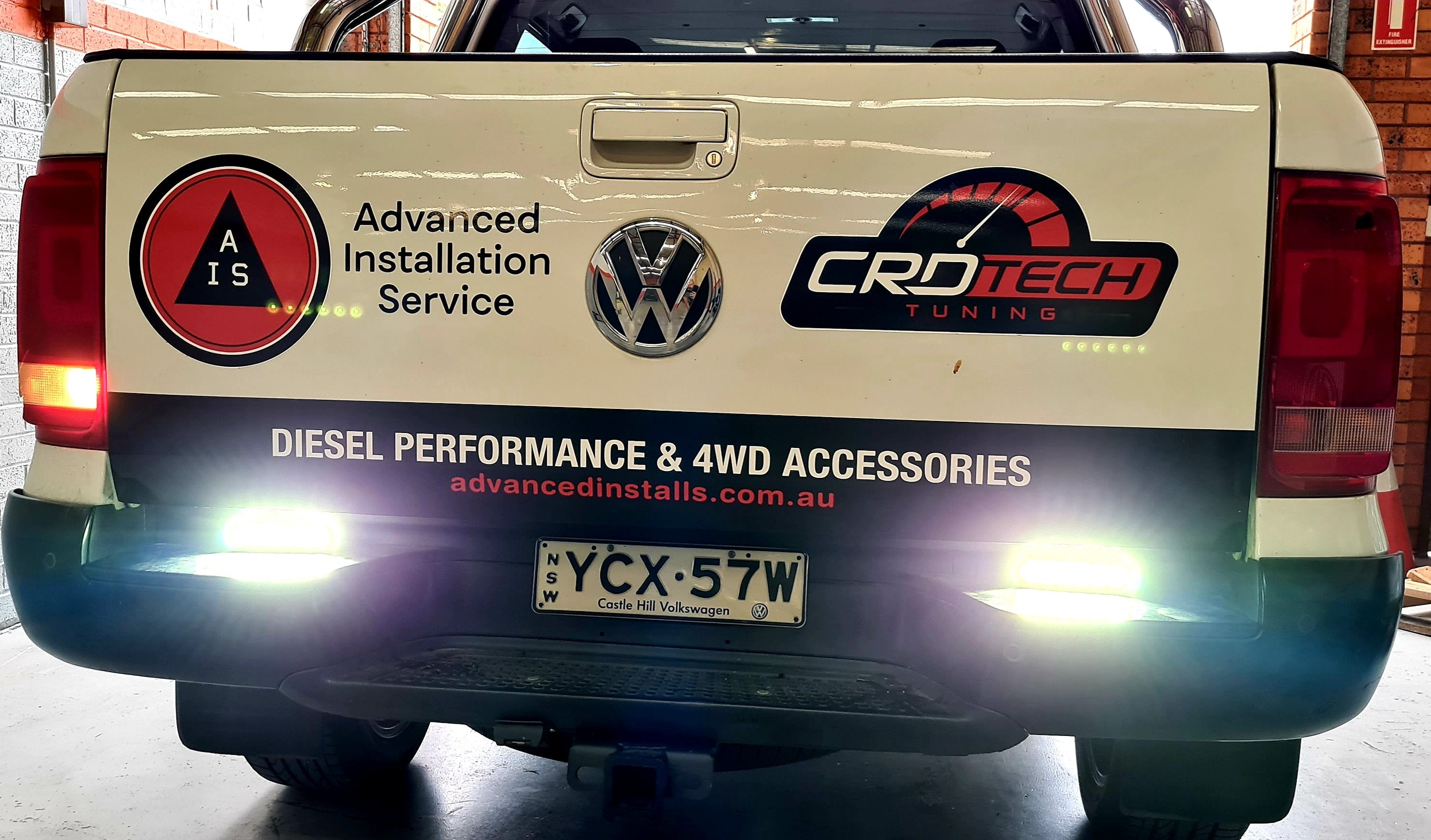 Amarok reverse light store