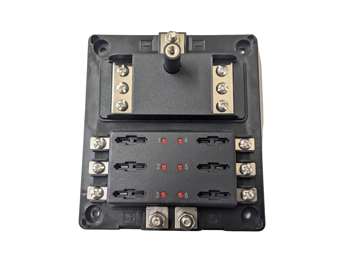 6 Way Blade Fuse/Distribution Box