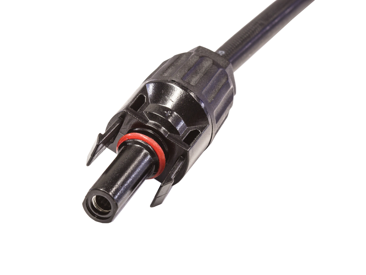 Solar Panel Y-Lead Connector – 2 Sockets to 1 Plug